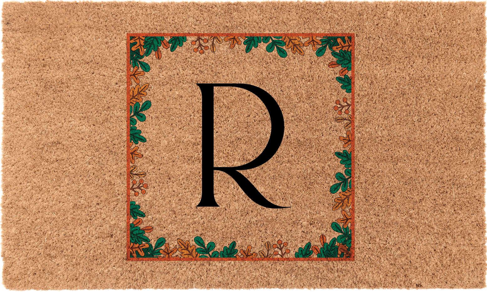 Falling Leaves Monogram Coco Mats N More