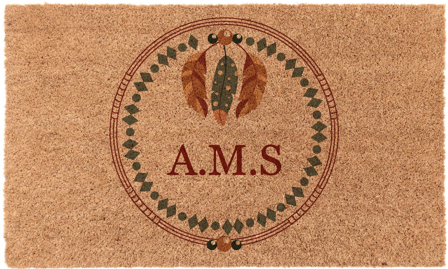 Initials Monogram Coco Mats N More