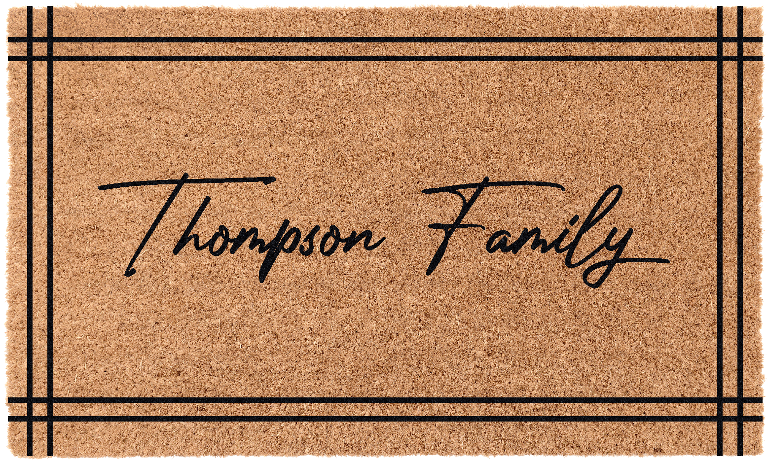 Ribbon Border Coco Mats N More